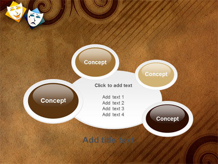 Drama PowerPoint Template, Backgrounds | 03957 | PoweredTemplate.com