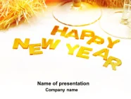 New Year Party Free - Free Presentation Template for Google Slides and ...