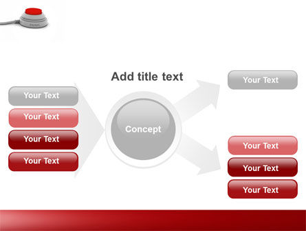 Panic Button PowerPoint Template, Backgrounds | 04259 | PoweredTemplate.com