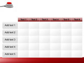 Panic Button PowerPoint Template, Backgrounds | 04259 | PoweredTemplate.com