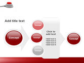 Panic Button PowerPoint Template, Backgrounds | 04259 | PoweredTemplate.com