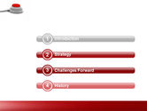 Panic Button PowerPoint Template, Backgrounds | 04259 | PoweredTemplate.com