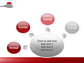 Panic Button PowerPoint Template, Backgrounds | 04259 | PoweredTemplate.com