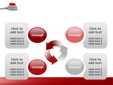 Panic Button PowerPoint Template, Backgrounds | 04259 | PoweredTemplate.com