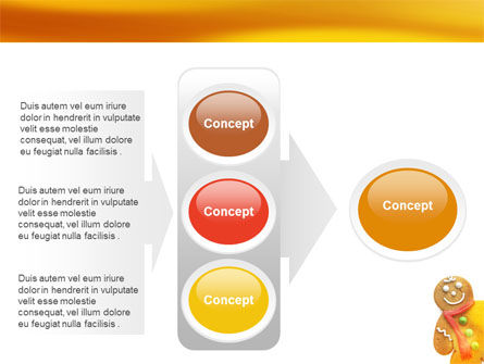 Gingerbread Man PowerPoint Template, Backgrounds | 04276 ...