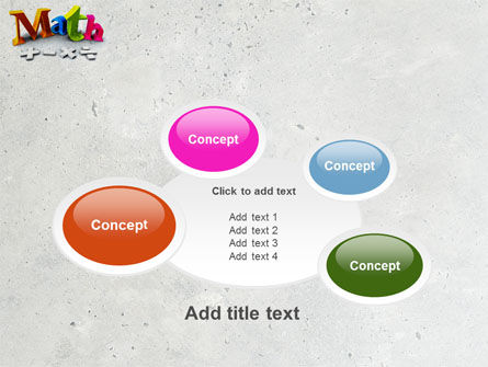 Math Addition PowerPoint Template, Backgrounds | 04501 ...