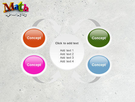 Math Addition PowerPoint Template, Backgrounds | 04501 ...