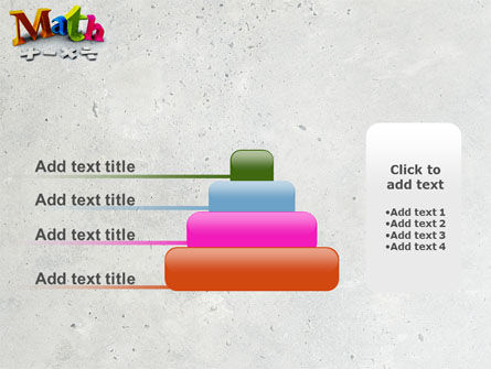 Math Addition PowerPoint Template, Backgrounds | 04501 ...