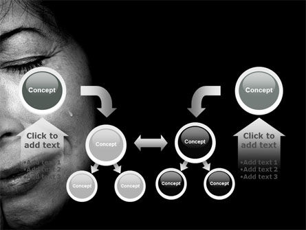 Grief PowerPoint Template, Backgrounds | 04612 | PoweredTemplate.com