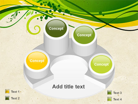 Green Sprouts PowerPoint Template, Backgrounds | 04721 ...