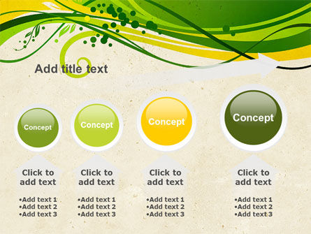 Green Sprouts PowerPoint Template, Backgrounds | 04721 ...