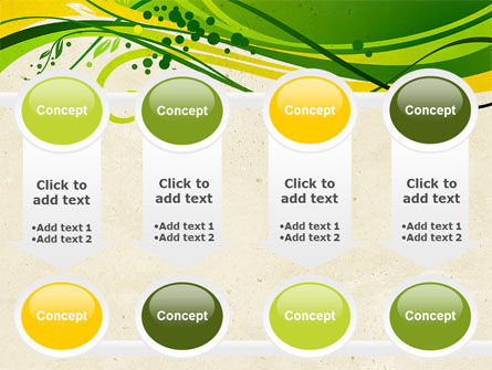 Green Sprouts PowerPoint Template, Backgrounds | 04721 ...
