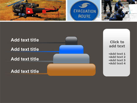 Evacuation PowerPoint Template, Backgrounds | 04723 | PoweredTemplate.com