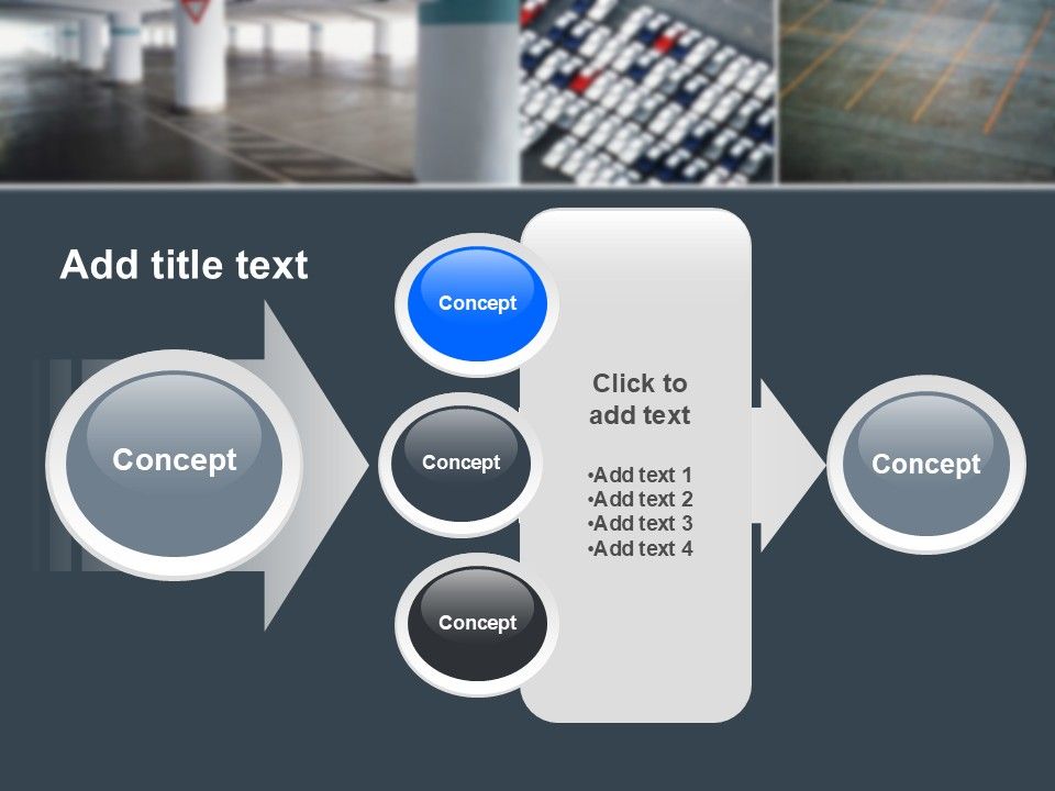 Parking Lot PowerPoint Template, Backgrounds | 04727 | PoweredTemplate.com