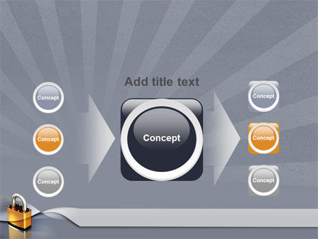 Lock PowerPoint Template, Backgrounds | 04814 | PoweredTemplate.com