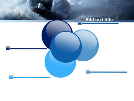 Sea Storm PowerPoint Template, Backgrounds | 04842 | PoweredTemplate.com
