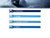 Sea Storm PowerPoint Template, Backgrounds | 04842 | PoweredTemplate.com