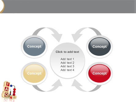 FAQ PowerPoint Template, Backgrounds | 04852 | PoweredTemplate.com