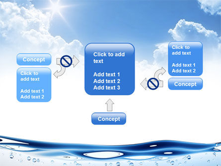 Water Wave PowerPoint Template, Backgrounds | 04866 | PoweredTemplate.com