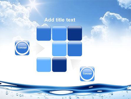 Water Wave PowerPoint Template, Backgrounds | 04866 | PoweredTemplate.com