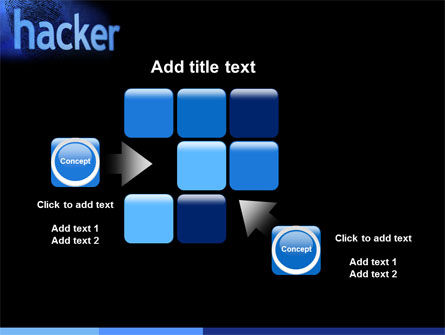 Hacker PowerPoint Template, Backgrounds | 04973 | PoweredTemplate.com