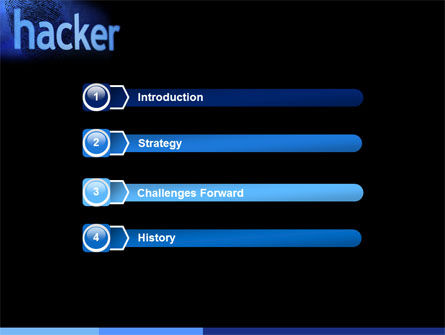 Hacker PowerPoint Template, Backgrounds | 04973 | PoweredTemplate.com