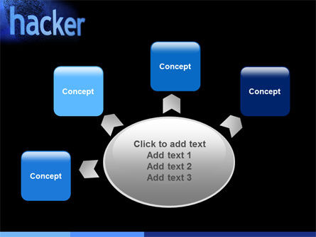 Hacker PowerPoint Template, Backgrounds | 04973 | PoweredTemplate.com