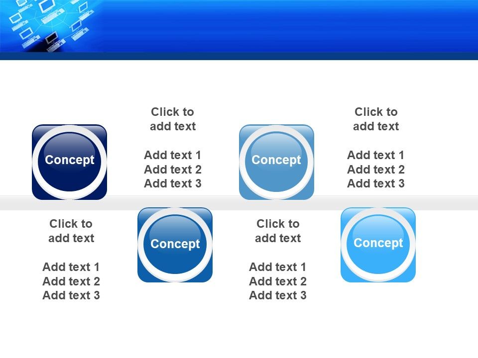 Plantilla de PowerPoint - red informática, fondos | 05133 ...