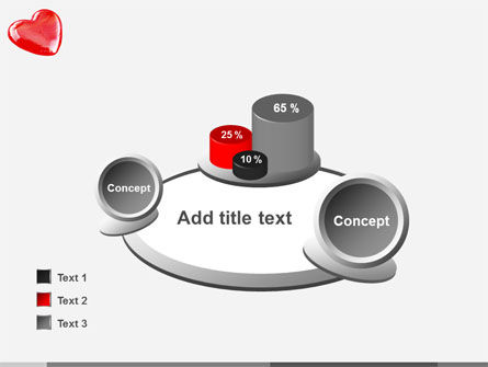 Red Heart PowerPoint Template, Backgrounds | 05150 | PoweredTemplate.com