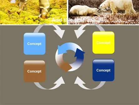 Tundra PowerPoint Template, Backgrounds | 05154 | PoweredTemplate.com