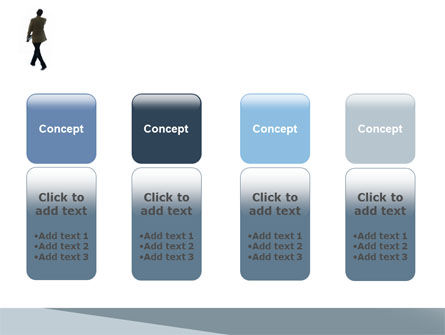Walking Man Free PowerPoint Template, Backgrounds | 05240 ...