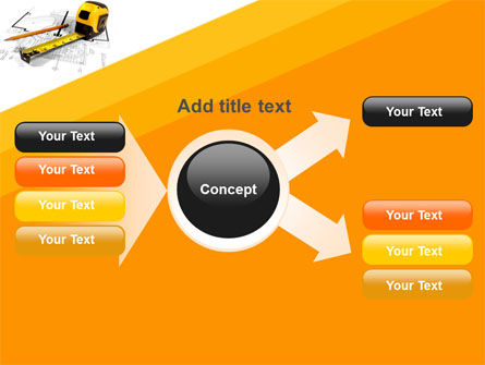 Tape Measure PowerPoint Template, Backgrounds | 05282 | PoweredTemplate.com