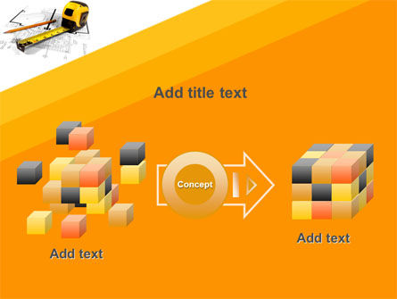 Tape Measure PowerPoint Template, Backgrounds | 05282 | PoweredTemplate.com