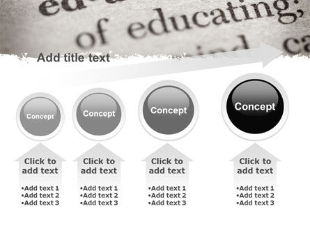 Glossary PowerPoint Template, Backgrounds | 05367 | PoweredTemplate.com