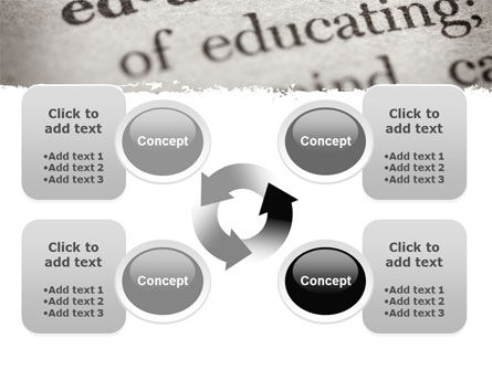 Glossary PowerPoint Template, Backgrounds | 05367 | PoweredTemplate.com