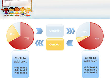Childish PowerPoint Template, Backgrounds | 05368 | PoweredTemplate.com