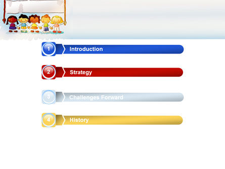 Childish PowerPoint Template, Backgrounds | 05368 | PoweredTemplate.com