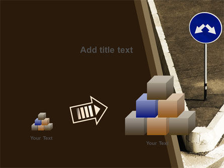 Crossing Roads PowerPoint Template, Backgrounds | 05375 ...