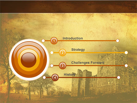 Castles And Fortress PowerPoint Template, Backgrounds | 05396 ...