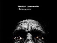Fear PowerPoint Template, Backgrounds | 05432 | PoweredTemplate.com