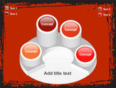 Red Circles PowerPoint Template, Backgrounds | 05465 | PoweredTemplate.com
