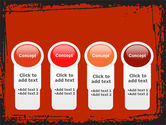 Red Circles PowerPoint Template, Backgrounds | 05465 | PoweredTemplate.com