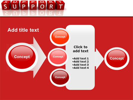 Support PowerPoint Template, Backgrounds | 05580 | PoweredTemplate.com