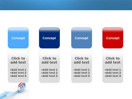 Toothpaste PowerPoint Template, Backgrounds | 05623 | PoweredTemplate.com