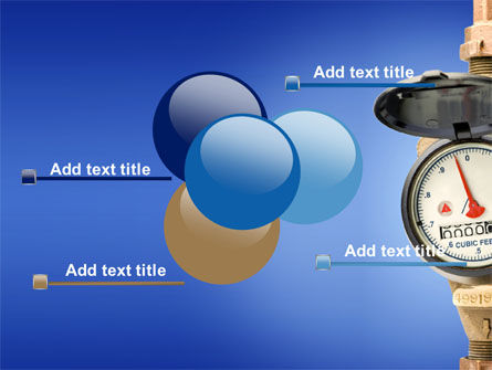 Water Meter PowerPoint Template, Backgrounds | 05692 | PoweredTemplate.com