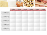 Food Protein PowerPoint Template, Backgrounds | 05761 | PoweredTemplate.com