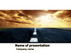 Long Distance Road - Free Presentation Template for Google Slides and ...