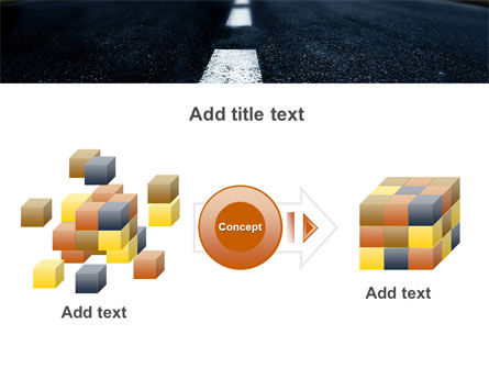 Long Distance Road PowerPoint Template, Backgrounds | 05799 ...