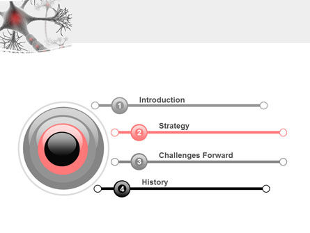 Neural Nodes PowerPoint Template, Backgrounds | 05826 | PoweredTemplate.com