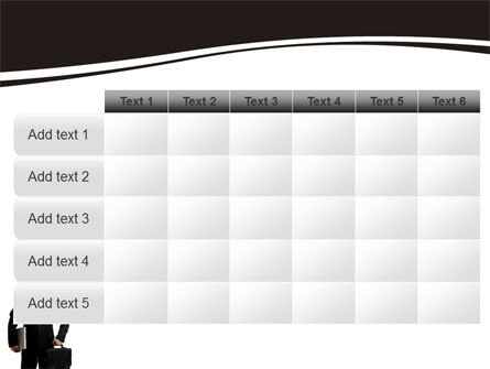 Busy Man PowerPoint Template, Backgrounds | 05882 | PoweredTemplate.com